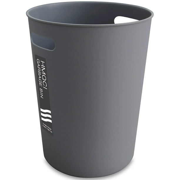 VOGRYE Small Trash Can Round Plastic Wastebasket, Garbage Container Bin ...