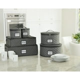 Platter Storage Case - 20" x 15" with Padded Interior and Label Holder ...