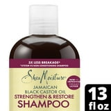 SheaMoisture Strengthen & Restore Shampoo for Curly Hair, Scalp Care ...