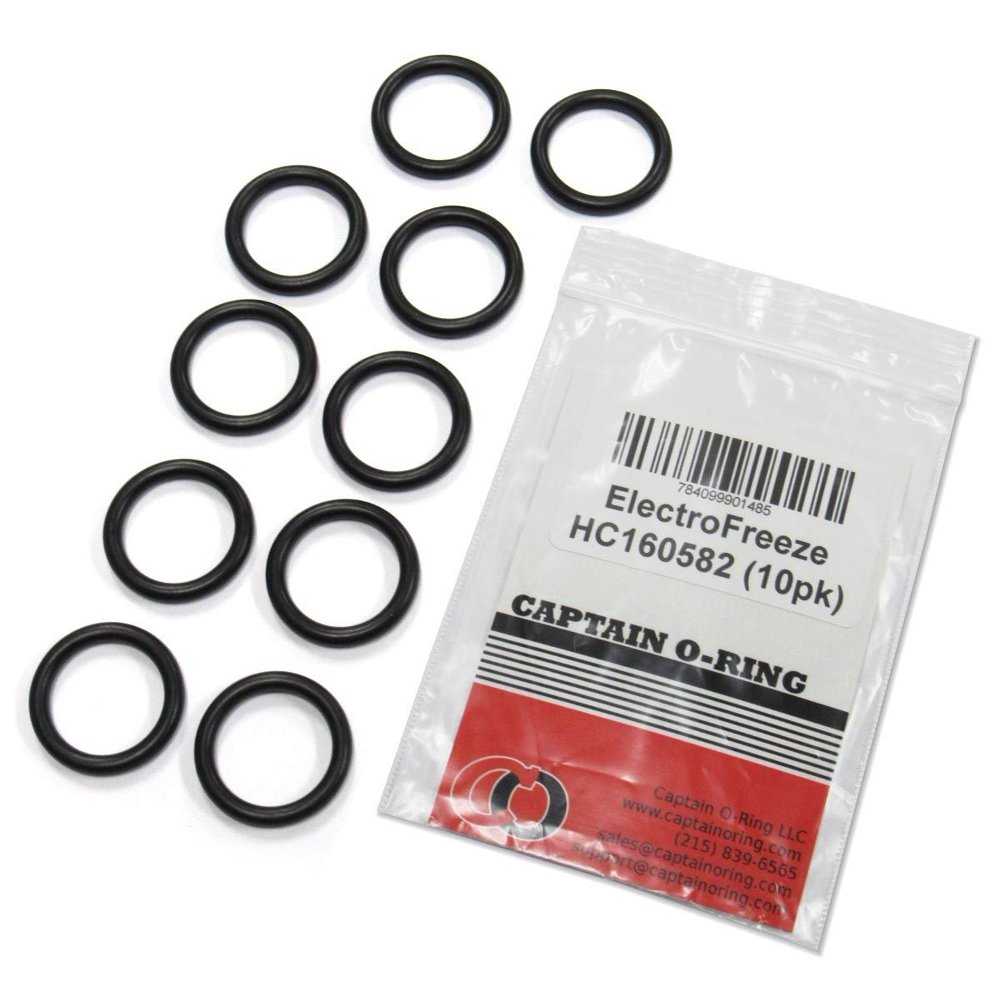 Captain O-Ring - Replacement Electro Freeze HC160582 O-Rings (10 Pack ...