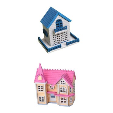 Teamson Kids - Hand-carry Dollhouse with 7 Accessories - Walmart.com