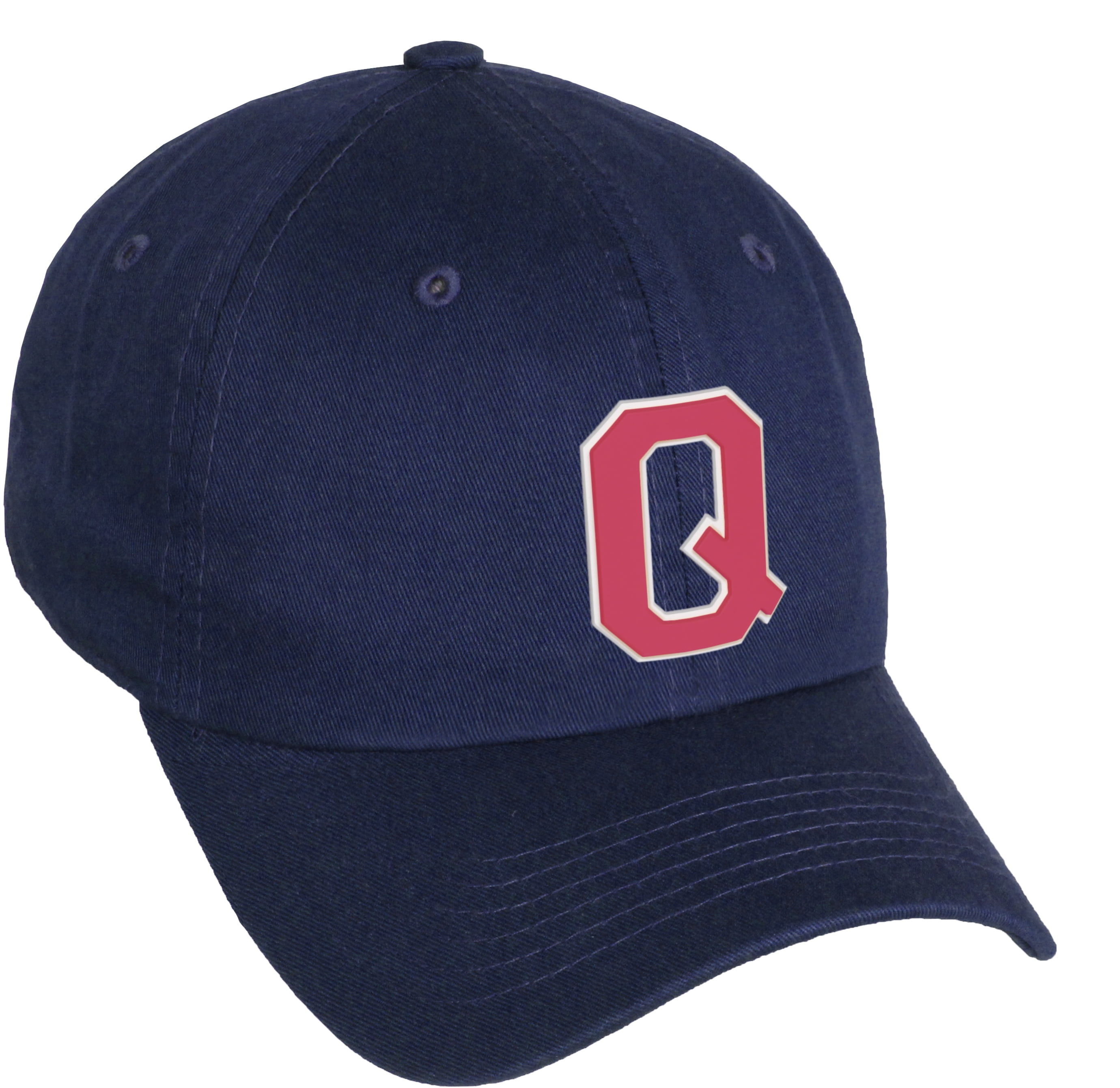 Daxton Classic 3D Varsity White Rose Initial Letters Baseball Dad Hat ...