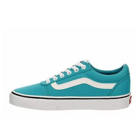 Vans Unisex Ward Canvas Low Platform Lace-up Sneaker - Tile Blue 8 ...