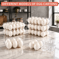 60 Count 3x4 Grids Plastic Egg Cartons for 1 Dozen Duck Eggs - Walmart.com