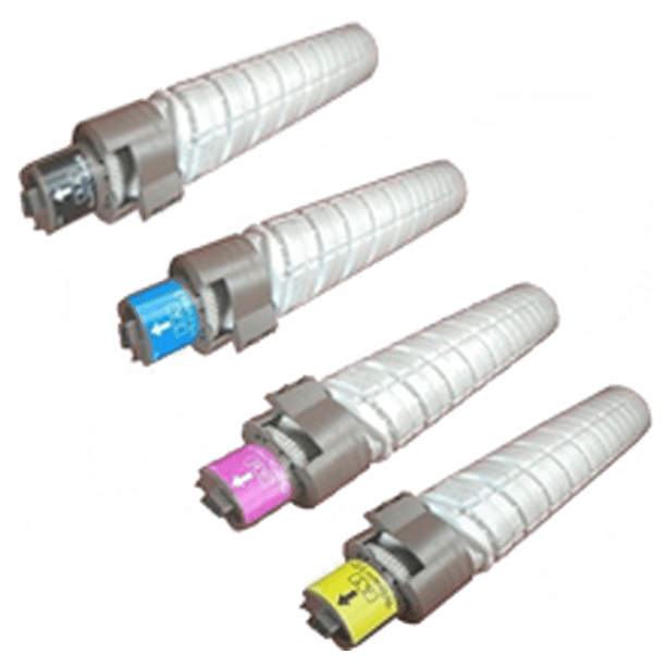 Zoomtoner Compatible RICOH C300 Laser Toner Cartridge Set Black Cyan ...