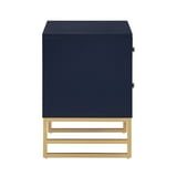 Weston Home Shiloh Arched Diamond Gold Metal End Table - Walmart.com