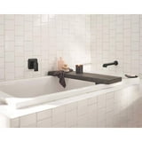 MOEN WT901BL Genta LX Single Handle Wall Mount Tub Filler High Flow Tub ...