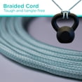 Cordinate 3-Outlet Surge Protector, Mint/White, 10ft. Braided – 37915 ...