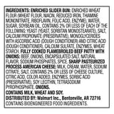 Great Value Cheeseburger Sliders, 11.1 oz, 6 Frozen Fully Cooked Beef ...