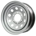 eCustomrim 2-Pack Trailer Rim Wheel 16X6 16" 6 Lug Silver Modular ...