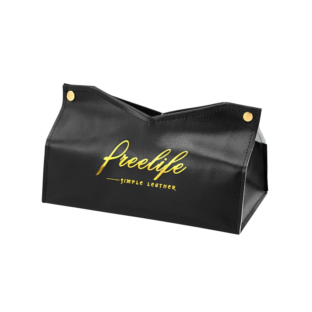 Youkk Desktop Tissue Box Car Paper Storage Desktop Tissue Box Case Faux ...