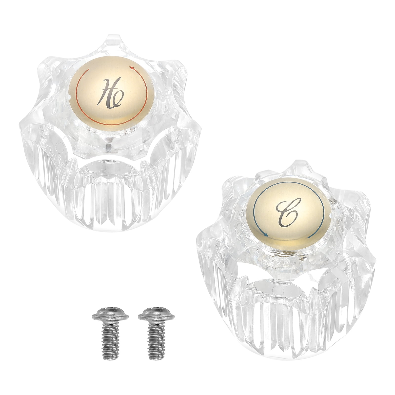 Click here for Uxcell Bathroom Faucet Knobs Replacement  2pcs Acr... prices