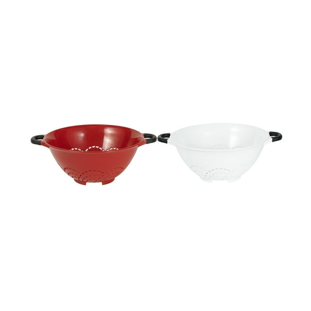Farberware 5-quart Soft Grips Colander, Red, 1-piece - Walmart.com