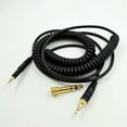 OPAL- 1.4M Audio Spring Coiled Cable For Ath-M40X & Ath-M50X Head ...