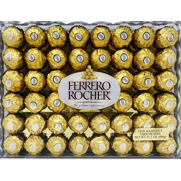 Ferrero Rocher, Premium Milk Chocolate Hazelnut, Individually Wrapped ...