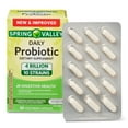 Spring Valley Daily Probiotic Dietary Supplement, 60 Vegetarian ...
