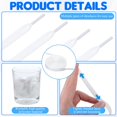 120 Pairs Flat Shoe Laces for Sneakers Bulk, 47'' Long 5/16" Wide White ...