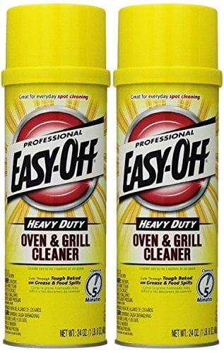 Easy Off Professional Oven & Grill Cleaner Aerosol, 24 oz, Pack of 2 ...