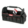 Hyper Tough 16-Inch Open Top Tool Tote with 20 Pockets, Steel Handle ...