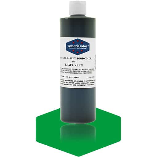 AmeriColor, Soft Gel Paste Food Color, Leaf Green 13.5 oz - Walmart.com