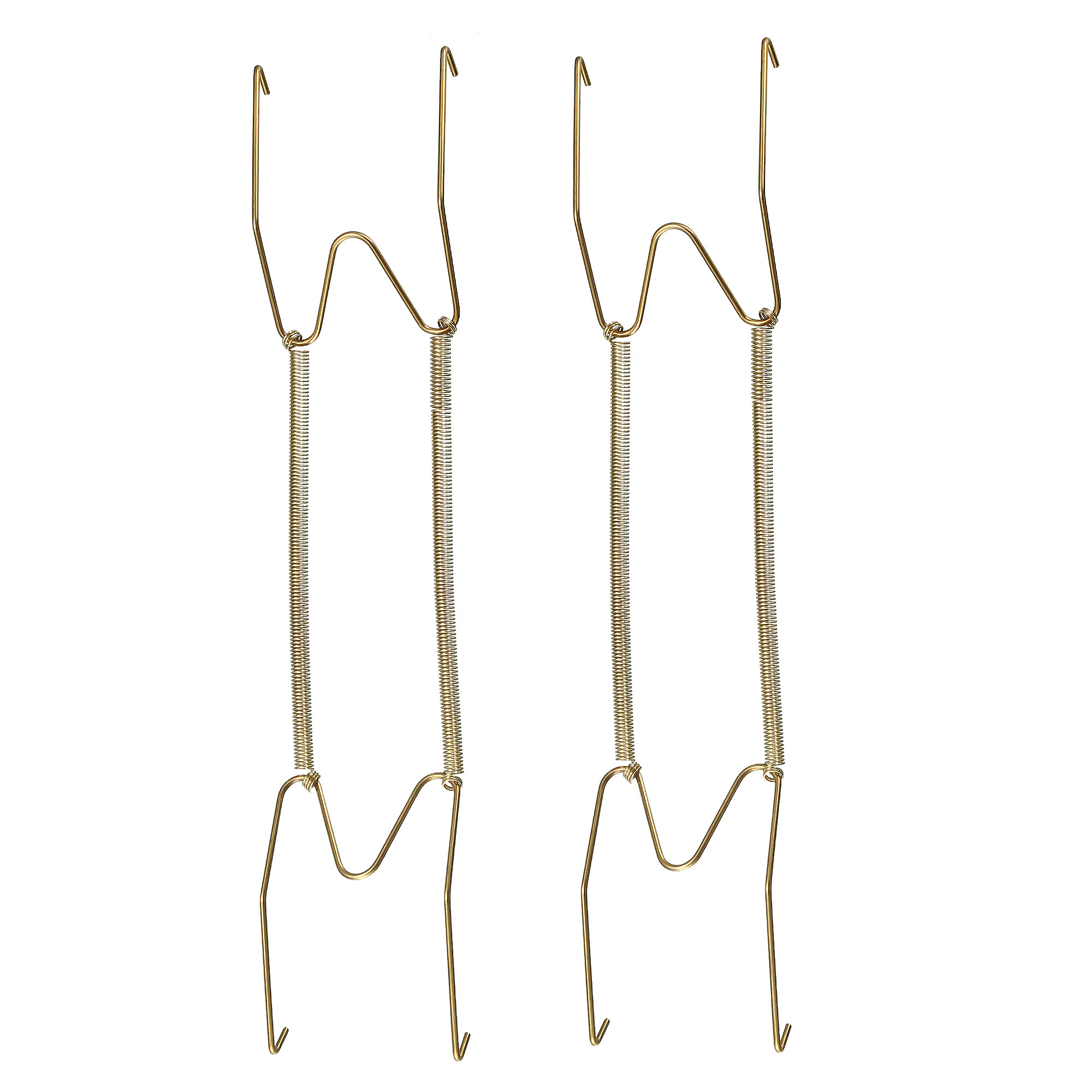 Uxcell 14" W Type Plate Hanger Stainless Steel Iron Zinc Plated ...