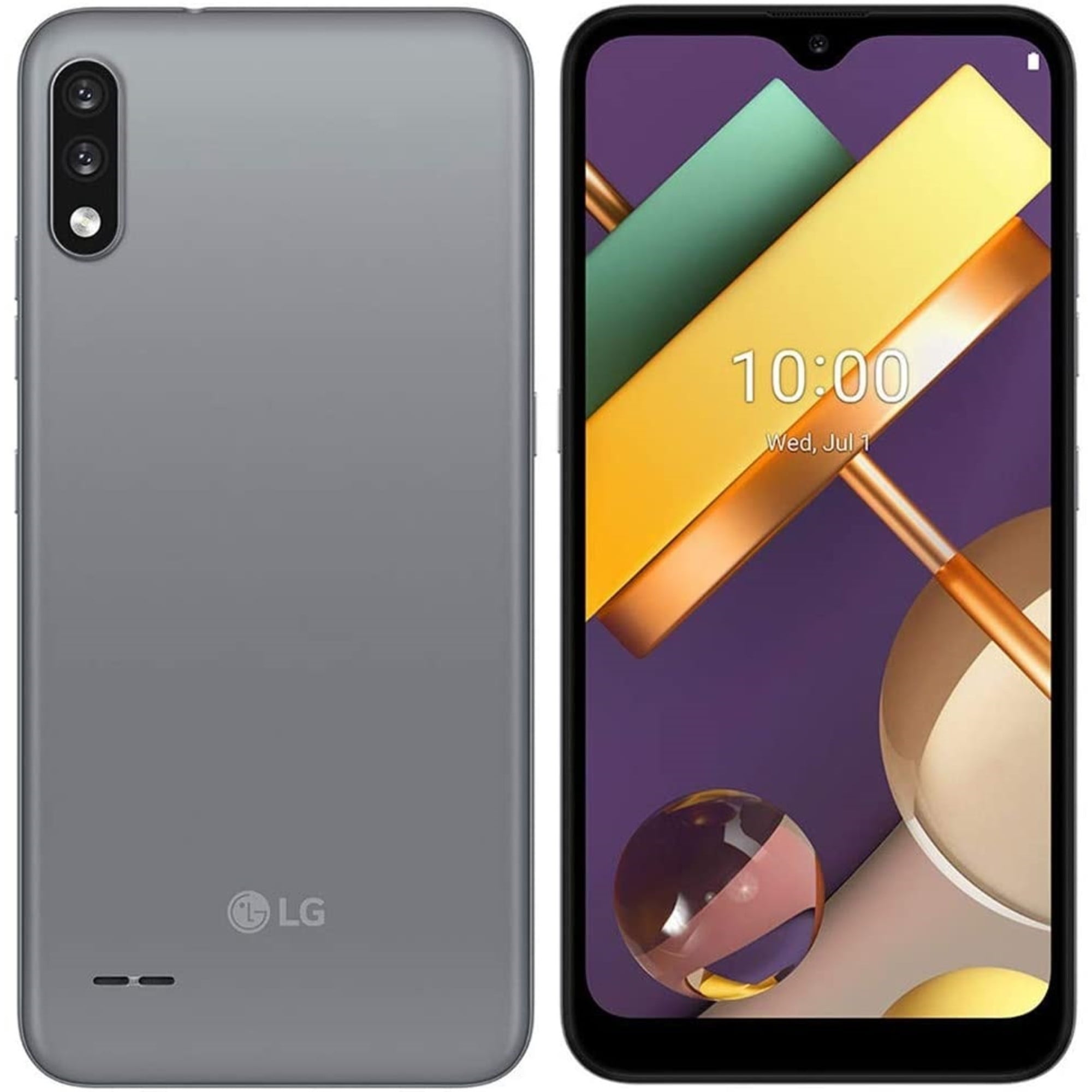 LG K22+ 64GB (K200HAW) GSM Unlocked Android Smart Phone - Titan ...