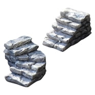 Miniature Stone Steps Fairy Garden Ornament Rock Stairs Dollhouse ...