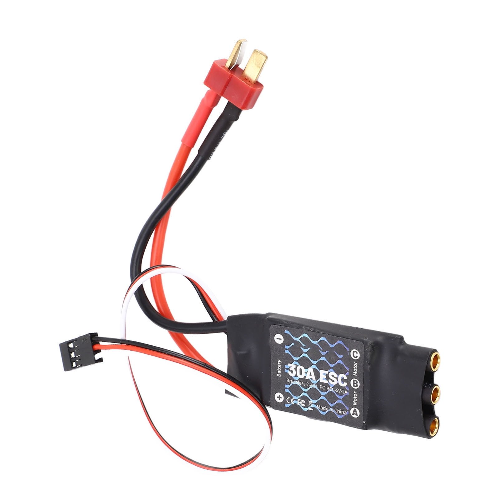 RC ESC, Brushless ESC 30A Low Voltage Safe Power on Function for Fixed ...