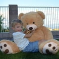 Free Shipping! MorisMos 4ft Giant Brown Teddy Bear Stuffed Animal, Big Teddy Bear Plush ...