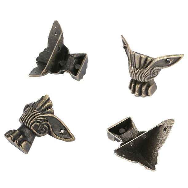 Box Corner Foot,4pcs/set Antique Wood Box Jewelry Box Feet Gift Box ...