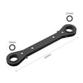 Double Box End Reversible Ratcheting Wrench 12-Point Socket Spanner 6 ...
