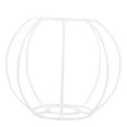 MLINS Metal Lamp Shade Frame Table Lampshades Light Cover Frames White ...
