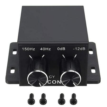 xinxinxx Car Speaker Amplifier RCA Interfaces Gain Level Frequency Bass ...