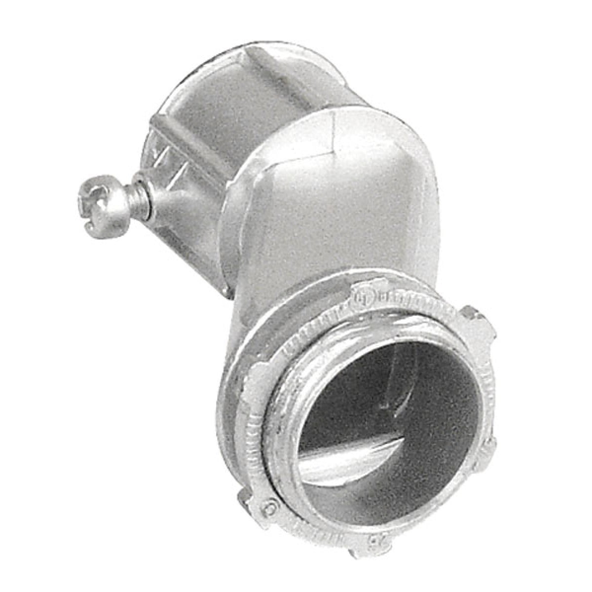 5 Pcs, 1/2 In. Emt Offset Connector, Set Screw, Die Cast Zinc to Change ...
