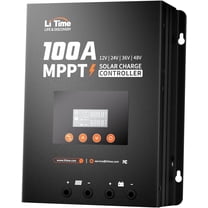 LiTime 60A MPPT Solar Charge Controller with Bluetooth, Auto DC Input ...
