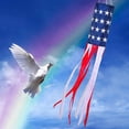 4th of July Wind Banner Kite Flag Party Decoration Patriotic Red White ...