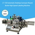 Techtongda LT-150 Automatic Desktop Conveyor Round Bottle High Speed Labeling Machine - Walmart.com