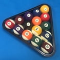 Bundle of 2 items: OKKO Billiard Pool Table Plastic 8 Ball Triangle ...