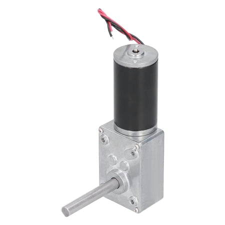 DC Worm Gear Motor Self-Locking Reversed Mini Turbine Geared Motor for ...
