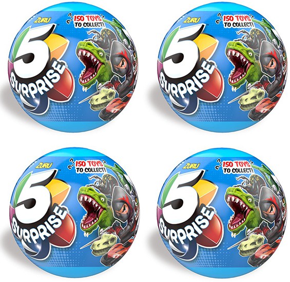 5 Surprise BLUE LOT of 4 Mystery Packs - Walmart.com