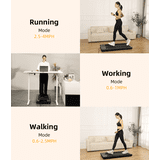 Bifanuo Walking Pad, Under Desk Treadmill with Remote, Quiet 2.25 HP ...