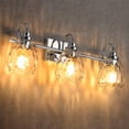 Ataucjin 3 Light Bathroom Light Fixtures, Chrome Vanity Light Fixtures ...