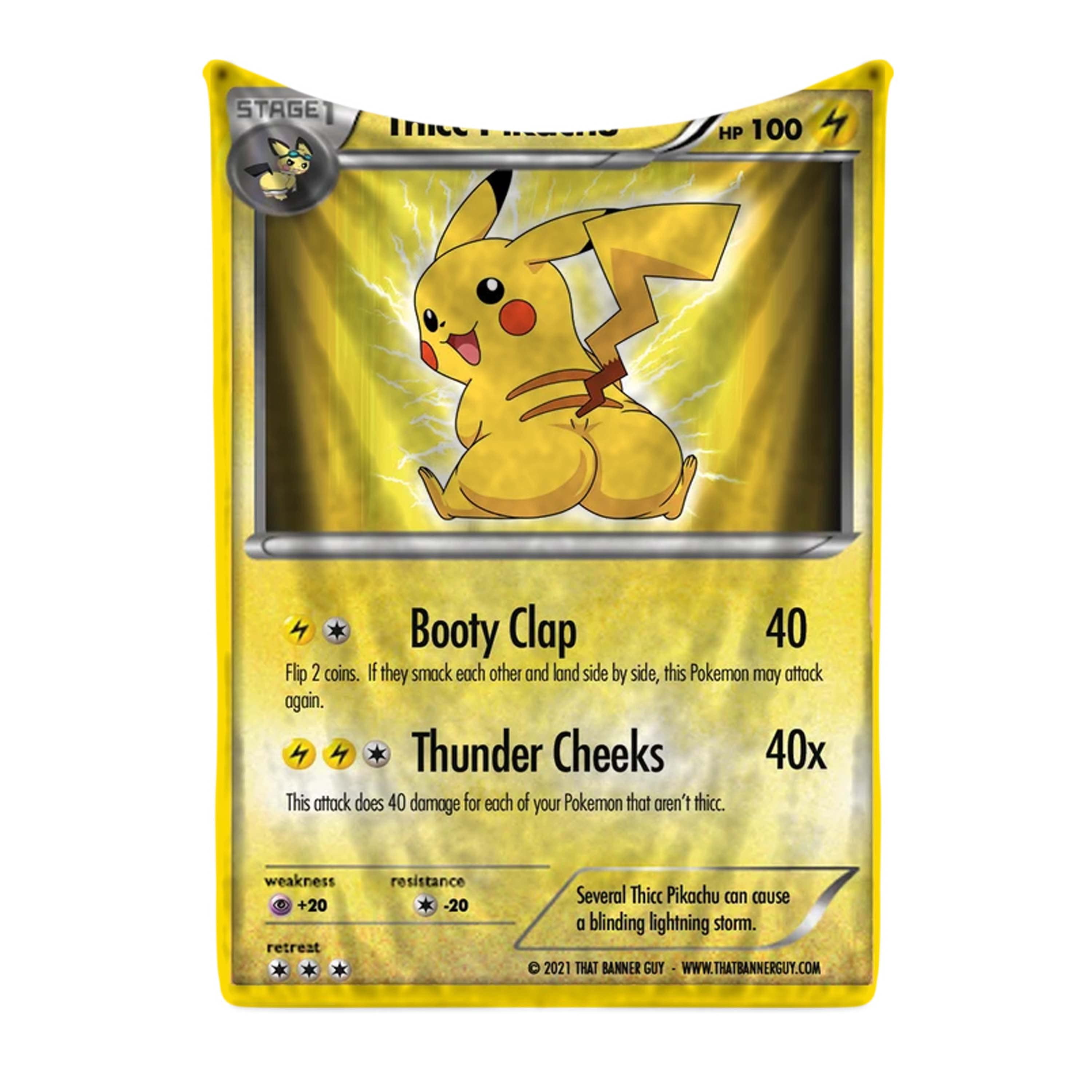 Electric Blank Pokemon Card