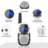 Wishouse Walkie Talkies for Kids, 22 Channels, 2-Way Radio Toy, Compact ...
