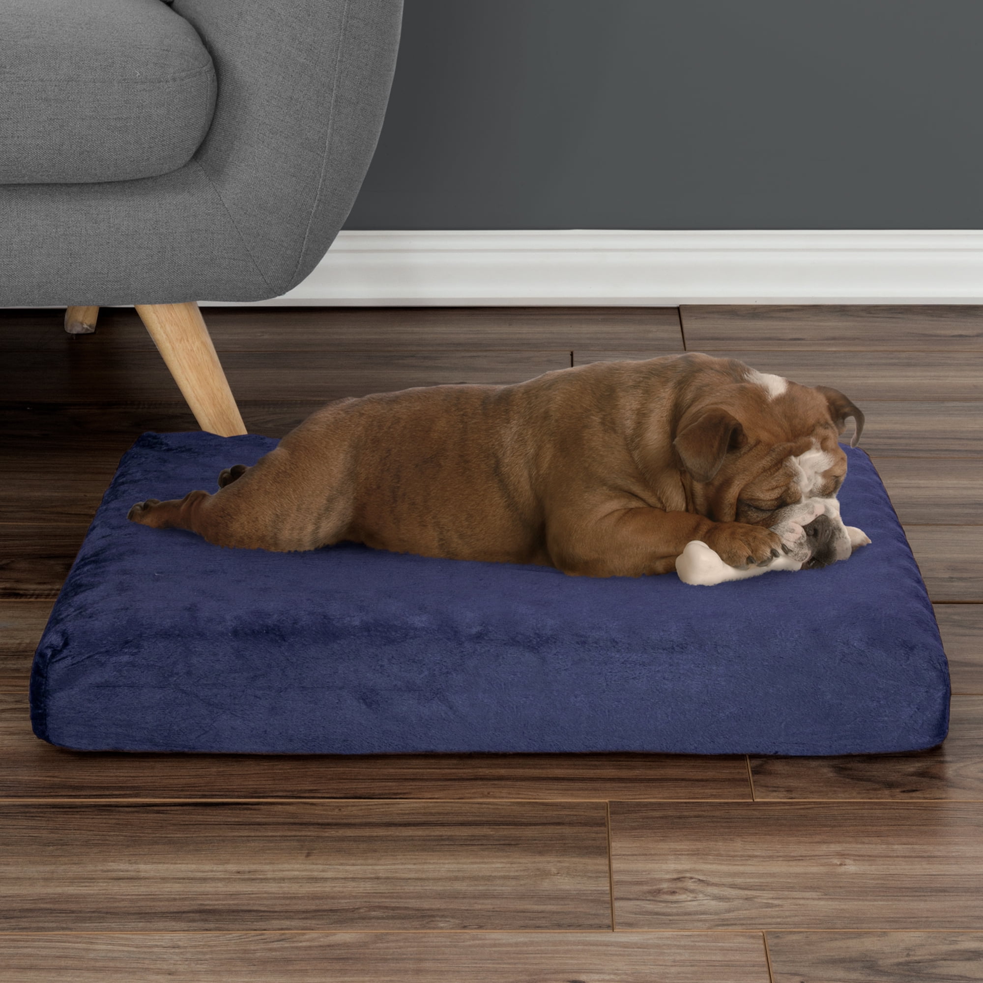 Petmaker Orthopedic Dog Bed Navy 19 L X 26 W Walmart Walmart Petmaker Orthopedic Dog Bed Navy 19 L X 26 W Walmart Walmart