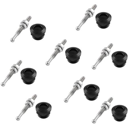 Pack of 8 Quick Release Latch Universal Push Button Hood Pins Car Lock ...