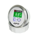 Waterproof 52mm 85mm Digital GPS Speedometer ODO With Longitude ...