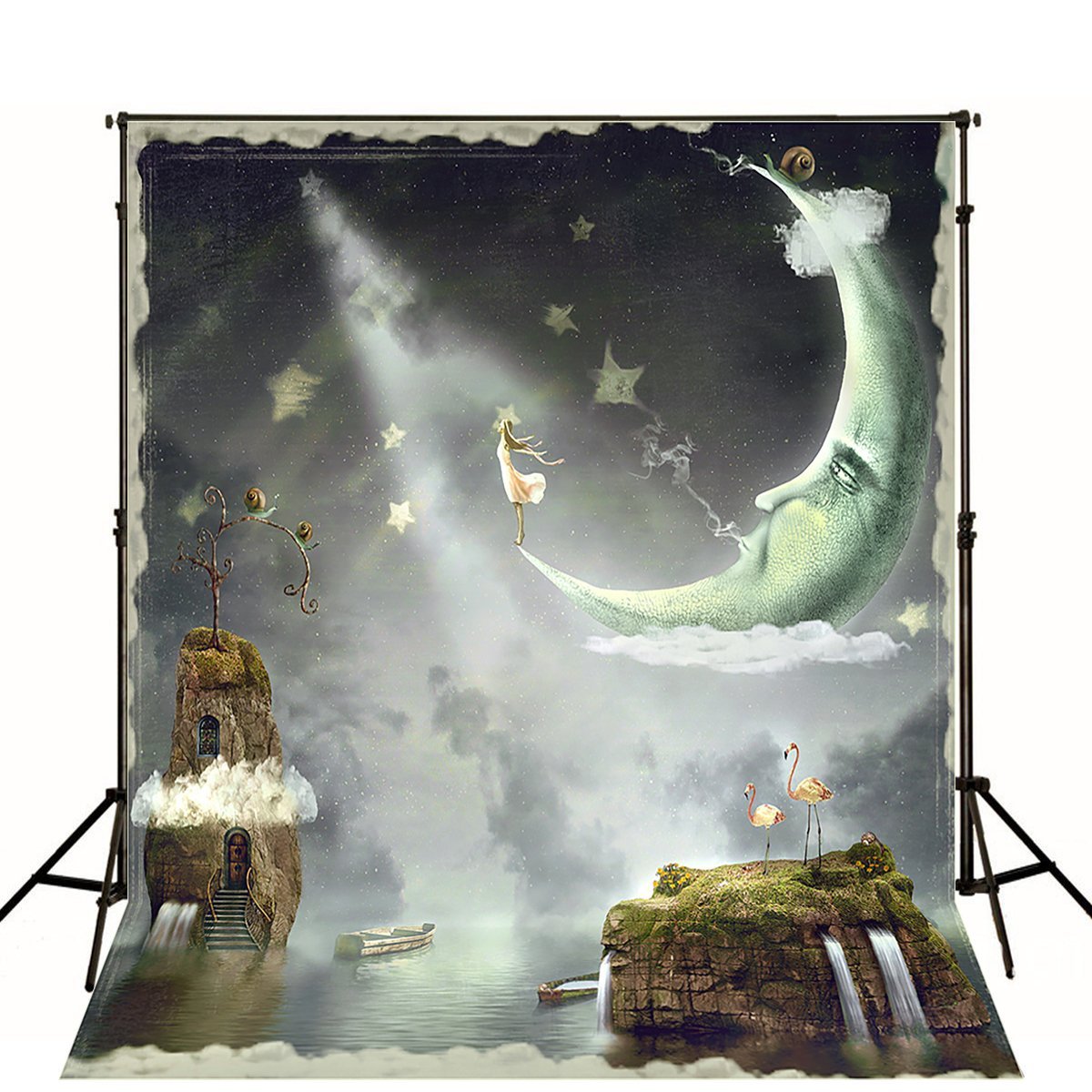 MOHome 5x7ft Moon Backdrops Photography Photo Backgrounds Girls ...