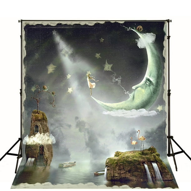 MOHome 5x7ft Moon Backdrops Photography Photo Backgrounds Girls ...