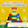 Strictly Briks Big Briks Brick Construction Set - 204 Pieces - Blue ...